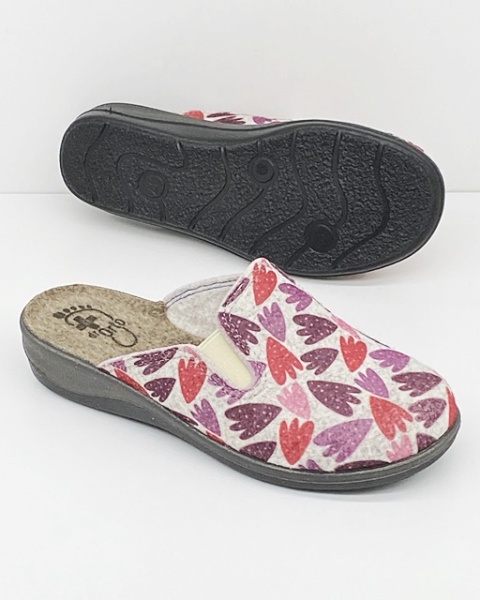 Filcowe pantofle damskie Dr Orto Befado 136D003 bordo, średnia tęgość H ...